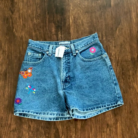 Limited Too | Bottoms | Vintage Limited Too Embroidered Flower Mom ...